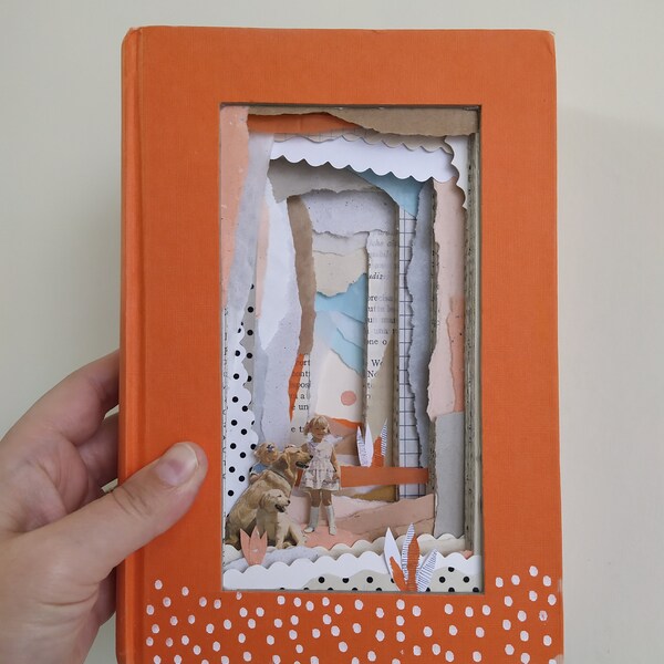 Collage Book Art - Etsy