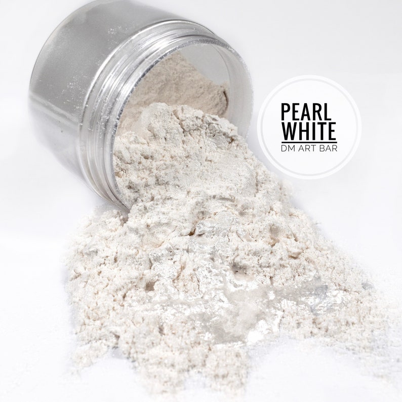 PEARL WHITE Pigment Powder Premium Quality Extra Fine Mica for - Etsy