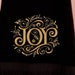 Christmas Joy Fingertip Towels, Christmas Decor, Bathroom Towels, Gold ...