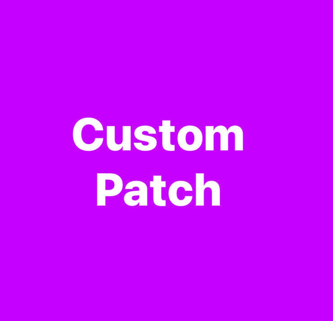 Custom Hat Patch - Etsy