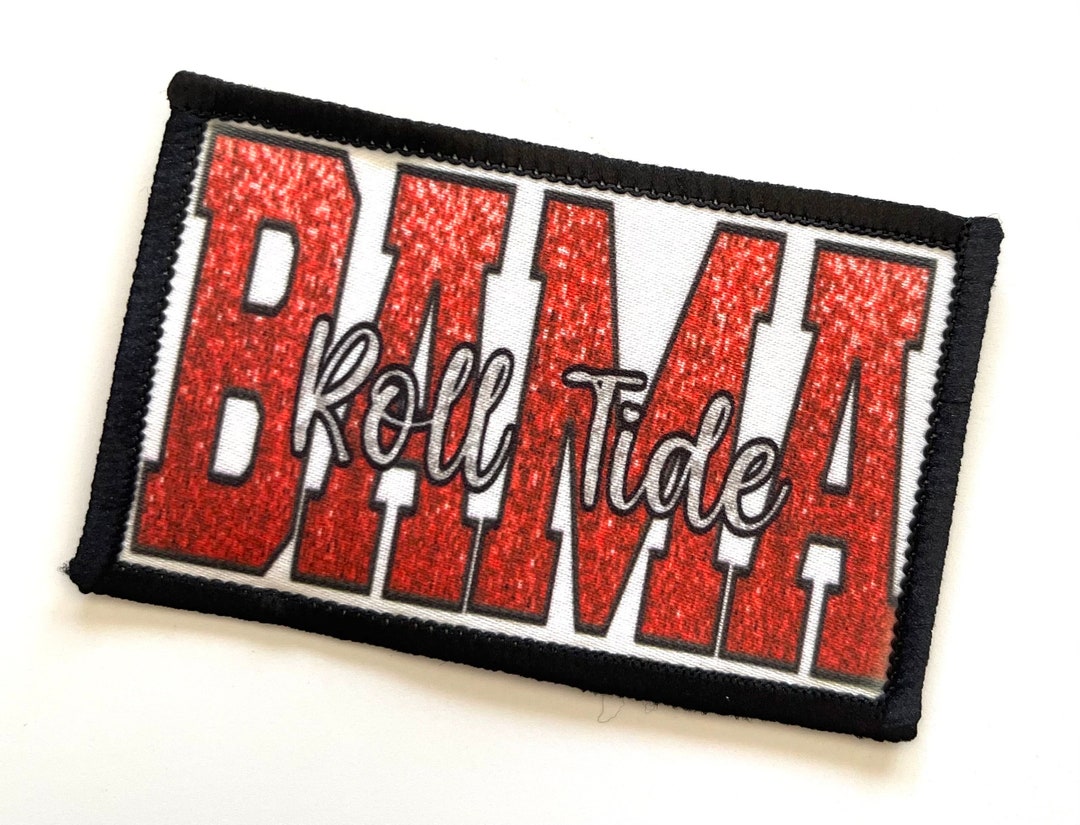 Alabama Rolltide Adhesive Hat Patch - Etsy