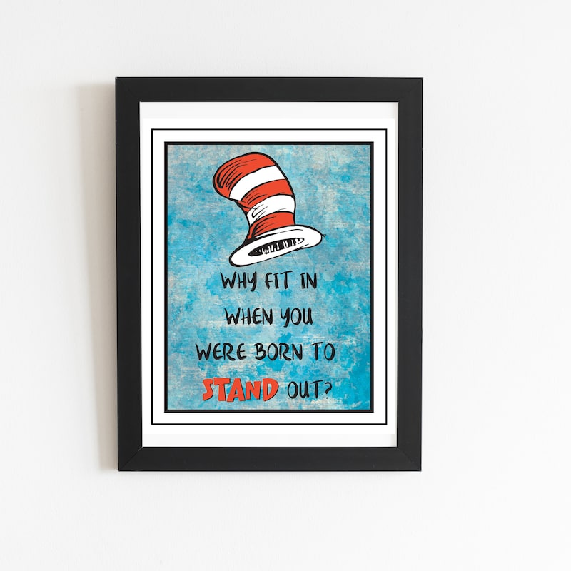 Dr Seuss Poster - Etsy