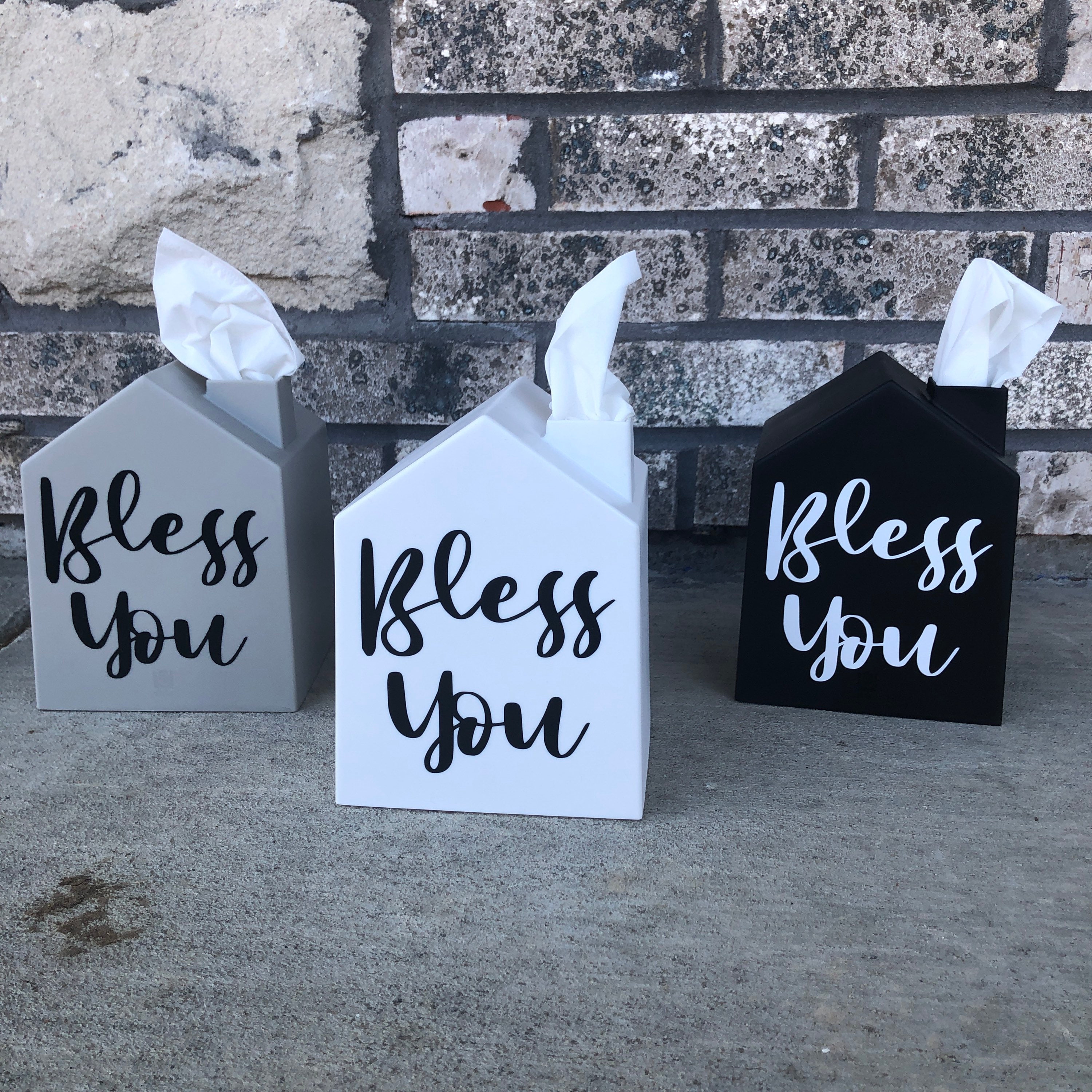 Bless You Tissue Box Cover Custom Made - Etsy