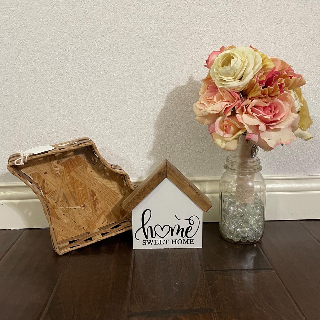 Wooden House Decor • Home Sweet Home Gift - Etsy