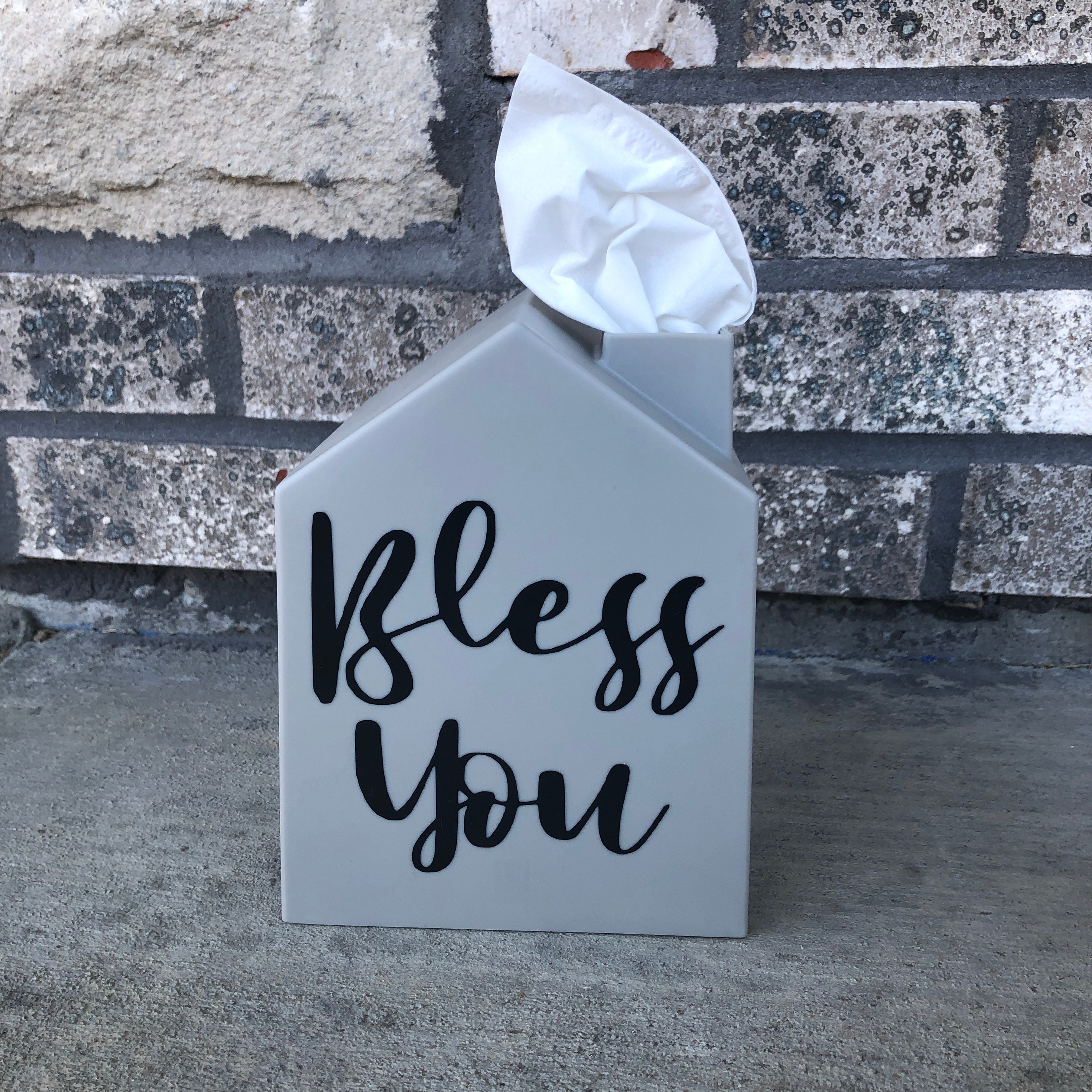 Bless You Tissue Box Cover Custom Made - Etsy
