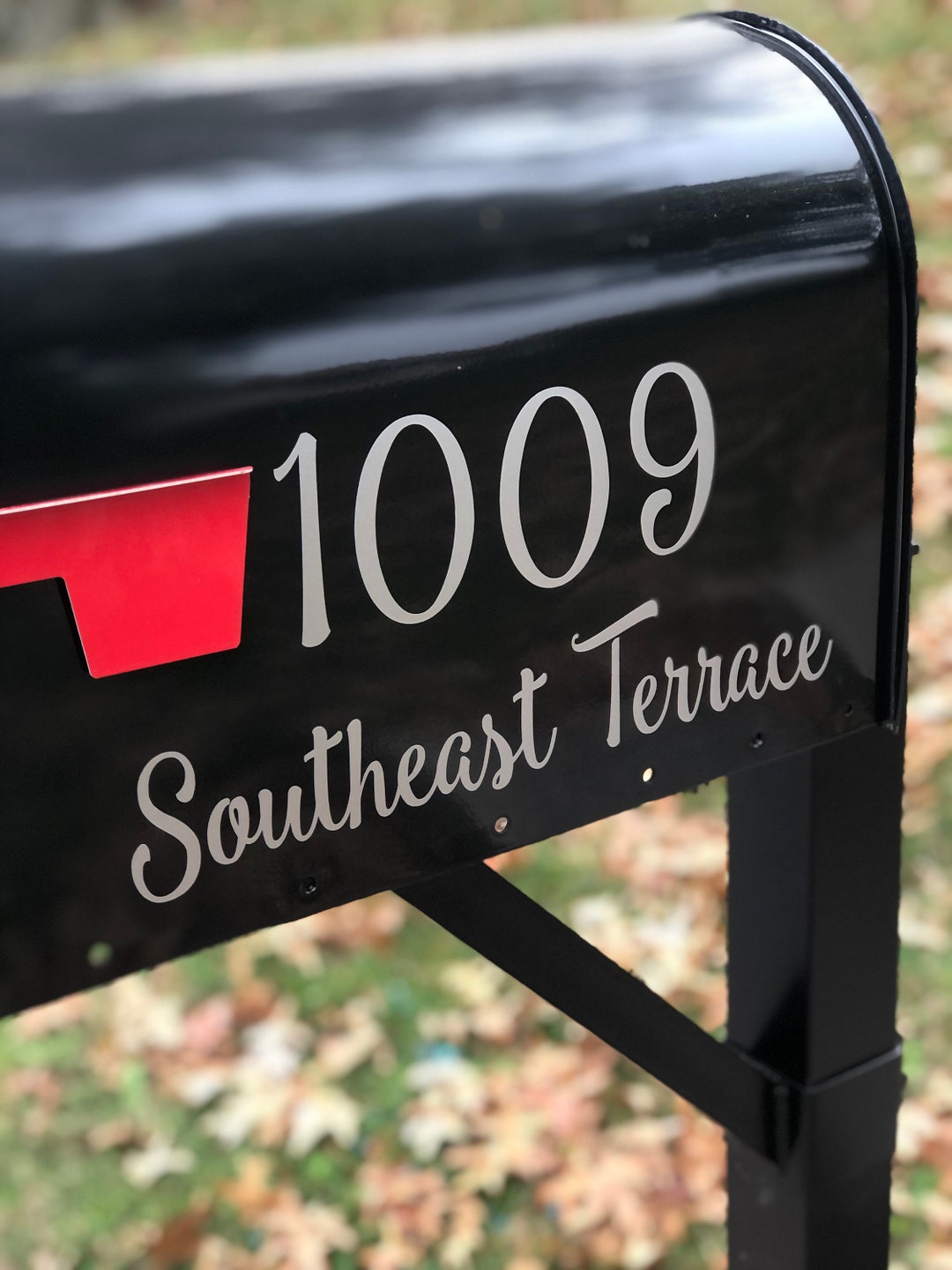 Custom Mailbox Decal, Personalized Address Vinyl Sticker (set of 2) - Etsy