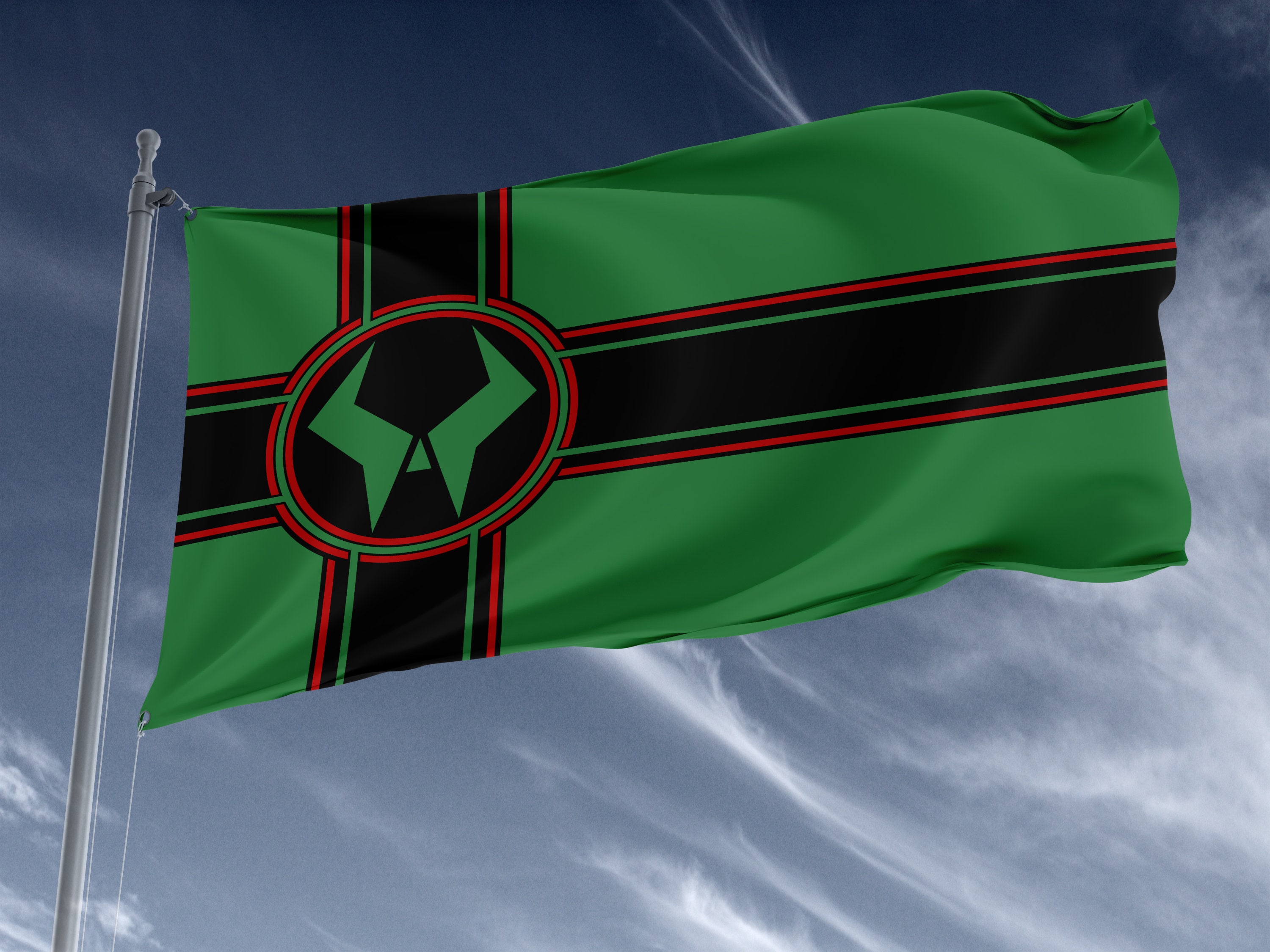 Latveria Flag: Unique Design With Brass Eyelets - Etsy