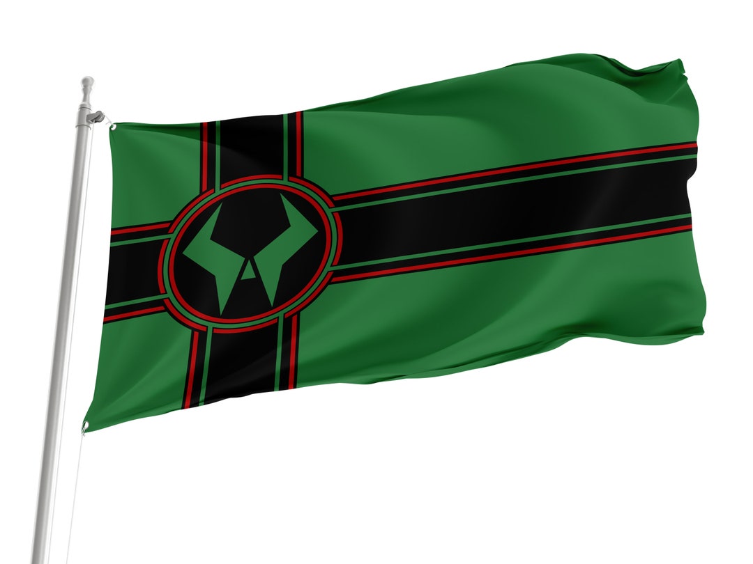 Latveria Flag: Unique Design With Brass Eyelets - Etsy