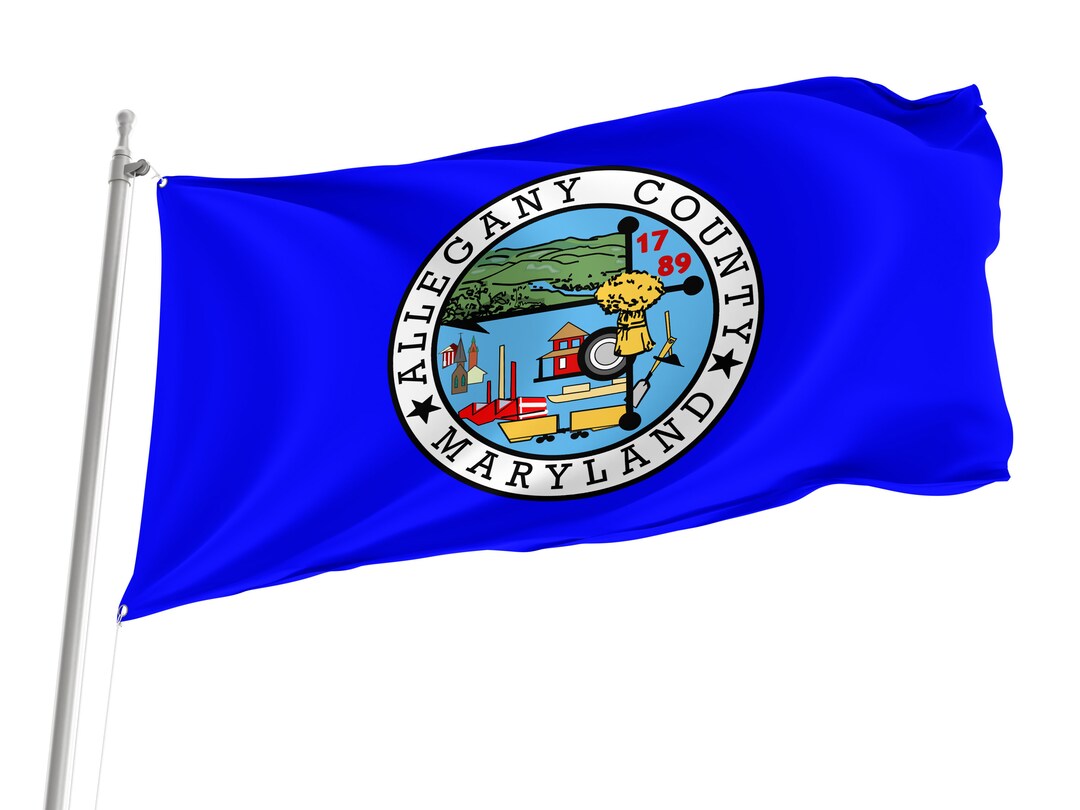 Flag of Allegany County, Maryland, Unique Design Flags, High Quality ...