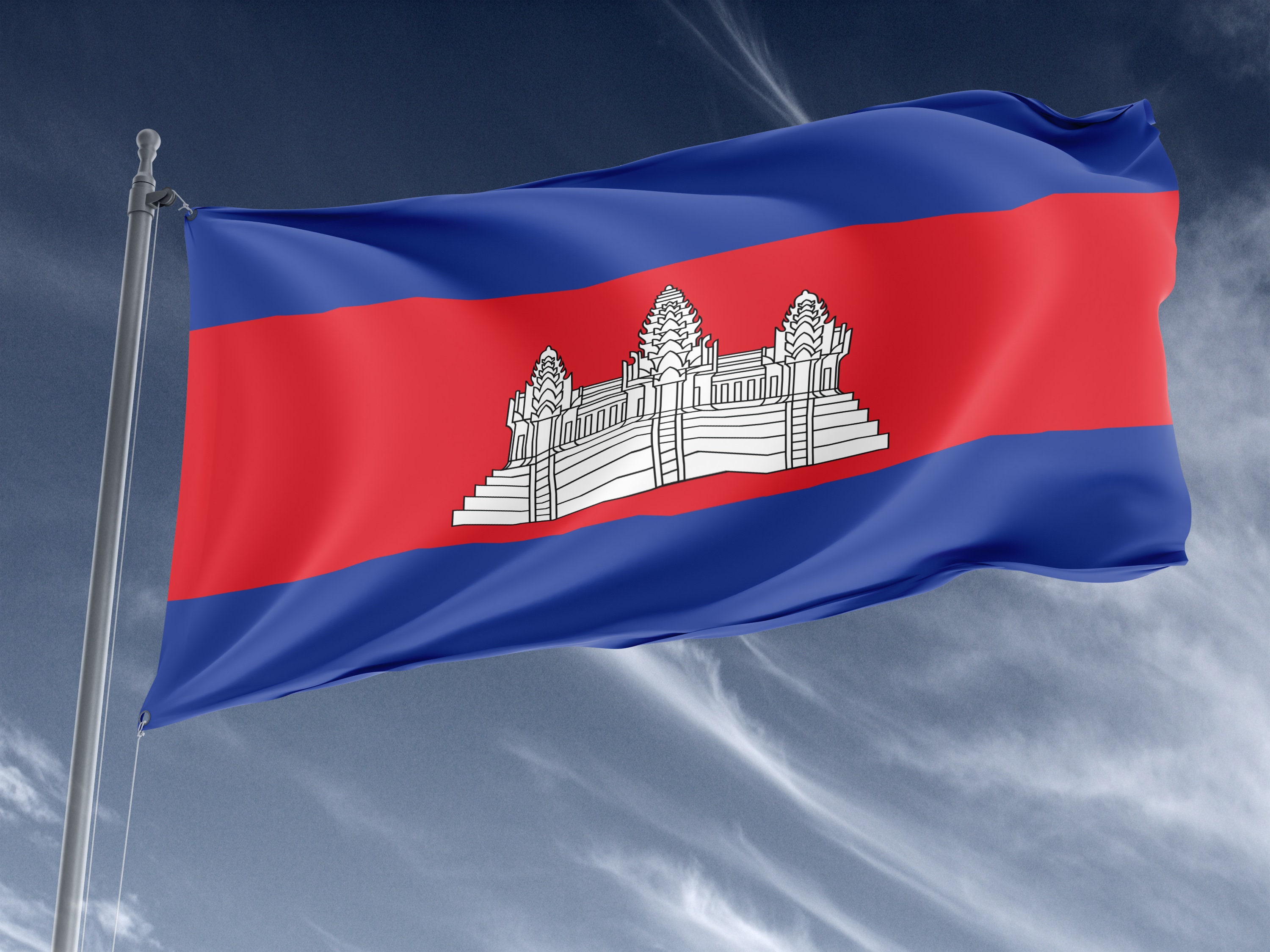 Flag of Cambodia, Unique Design Flags, High Quality Materials, Various ...