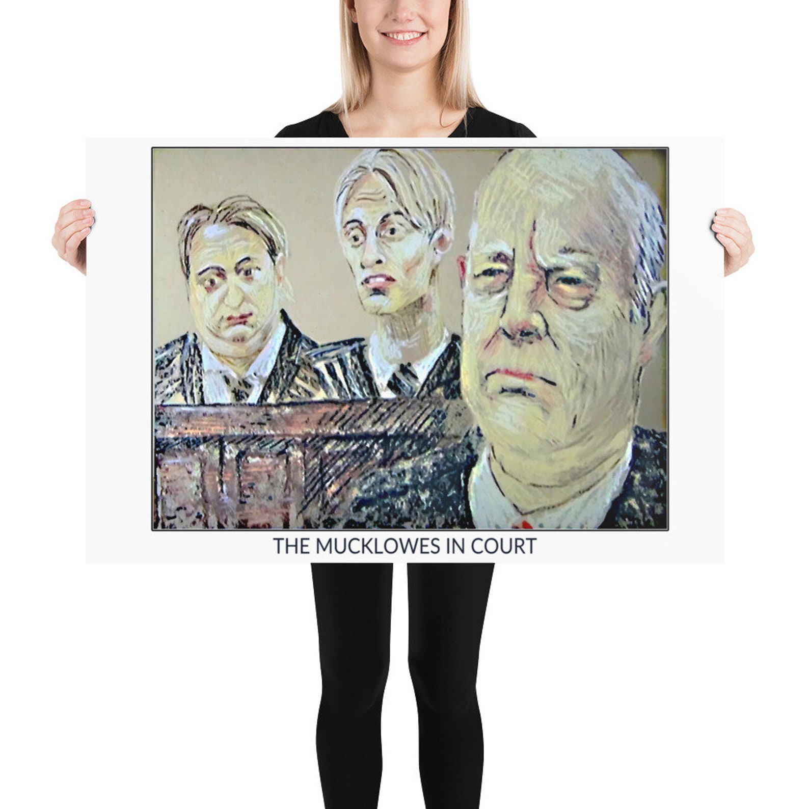 Mucklowe's Court Sketch \ This Country Poster - Etsy