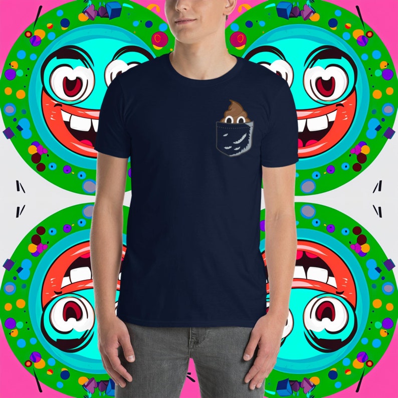 Poop in My Pocket Funny Emoji T-shirt - Etsy