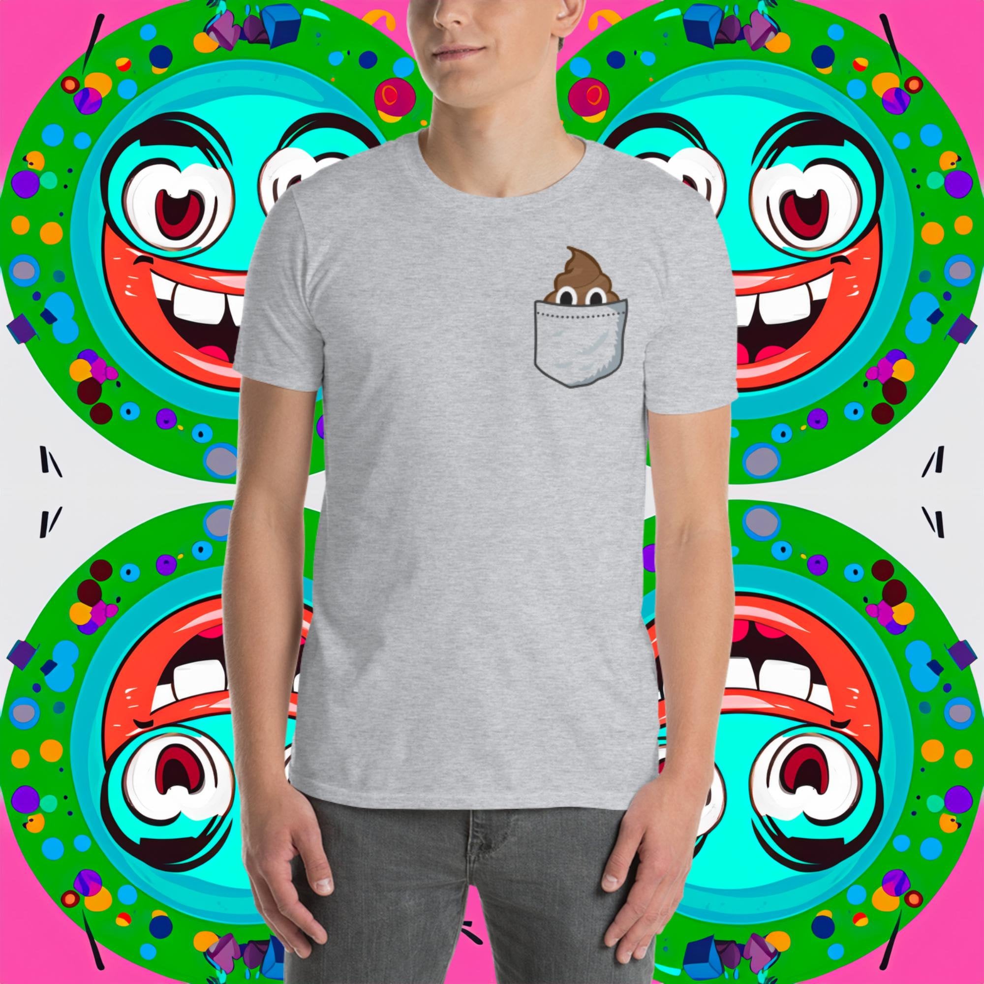 Poop in My Pocket Funny Emoji T-shirt - Etsy
