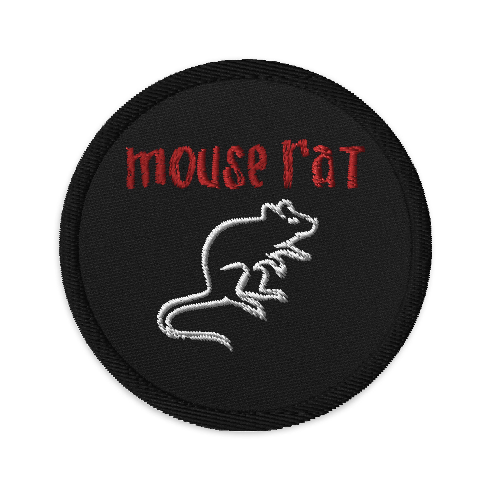 Mouse Rat Parks and Rec Embroidered Patches - Etsy