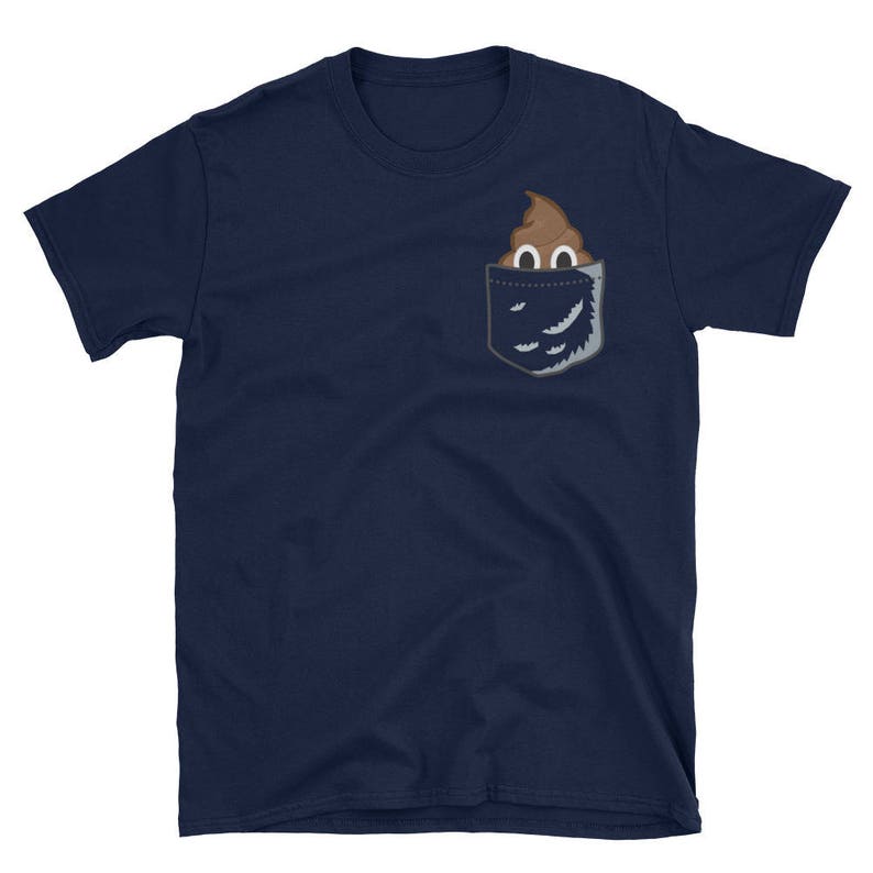 Poop in My Pocket Funny Emoji T-shirt - Etsy