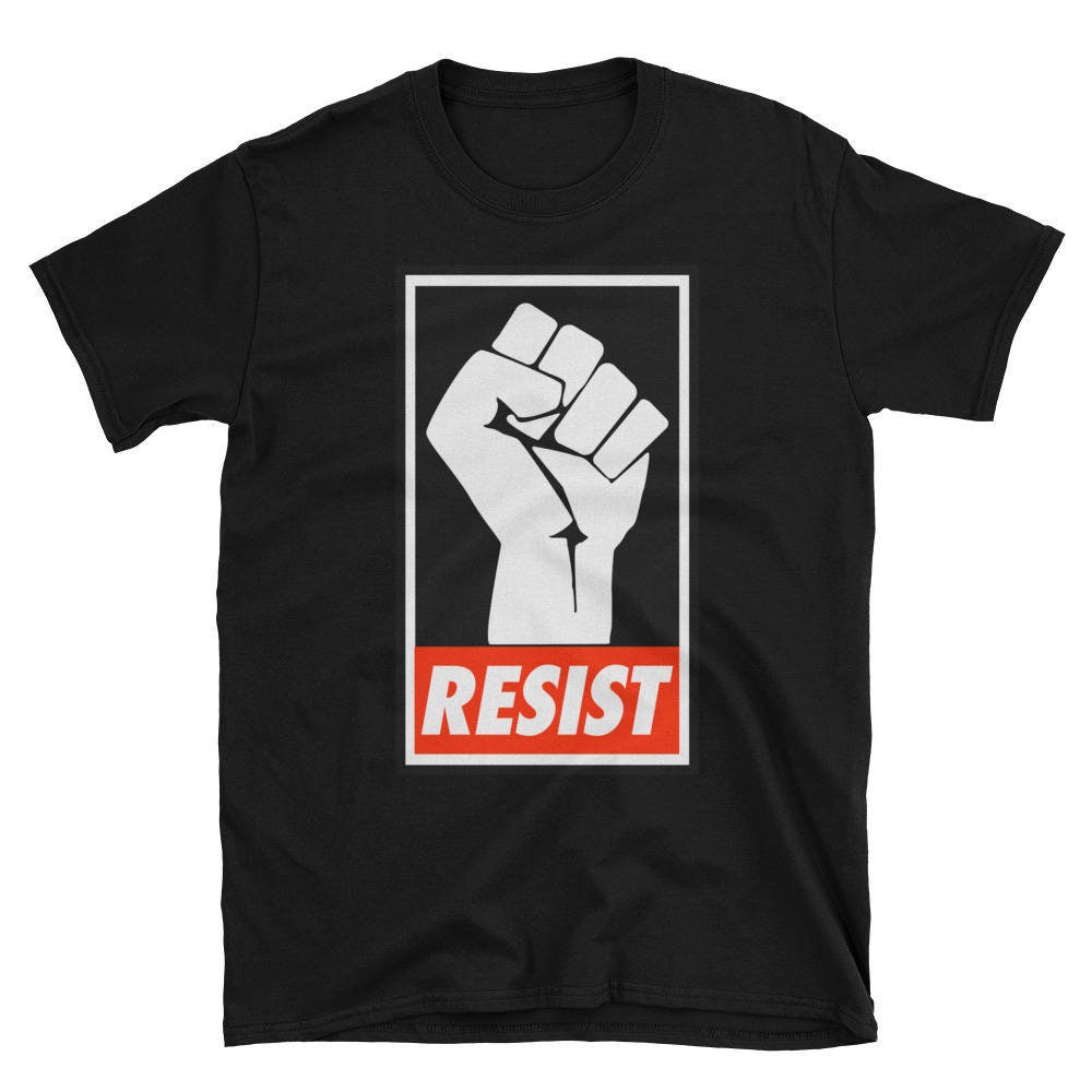 Resist Fist. Resist T-shirt - Etsy