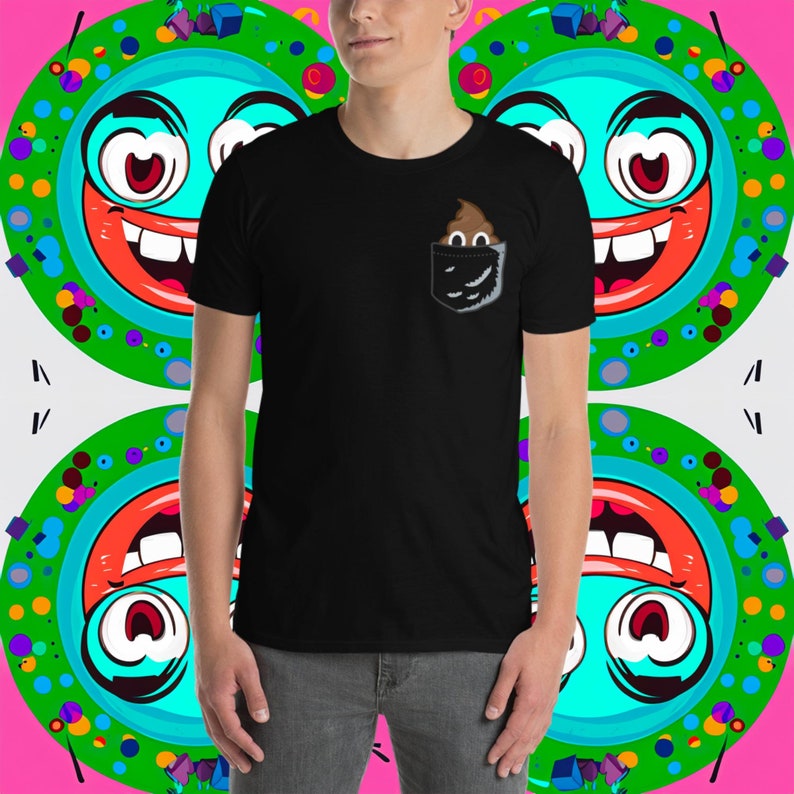 Poop in My Pocket Funny Emoji T-shirt - Etsy