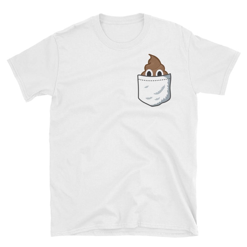 Poop in My Pocket Funny Emoji T-shirt - Etsy