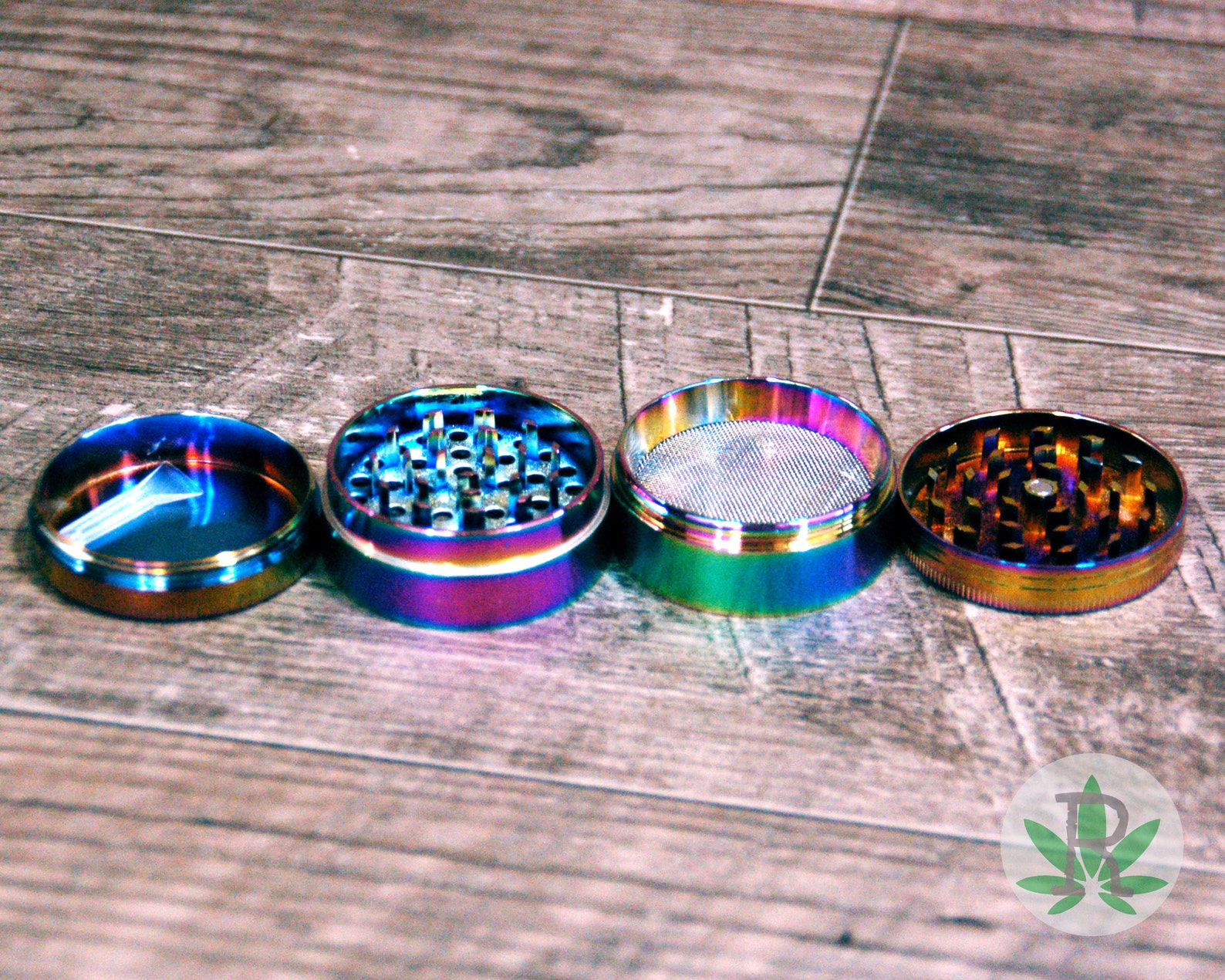 Custom Personalized Engraved Colorful Rainbow Herb Grinder | Etsy