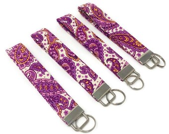 Multi-color Key Fob, Keychain, Wristlet, Key Chain, Key Lanyard, Wrist ...