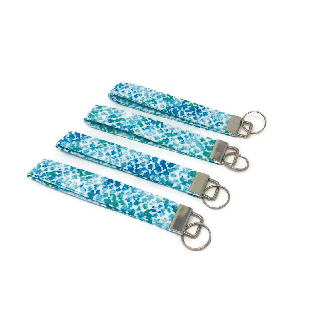 Key Fob, Blue, White, Keychain, Wristlet, Key Chain, Key, Lanyard ...