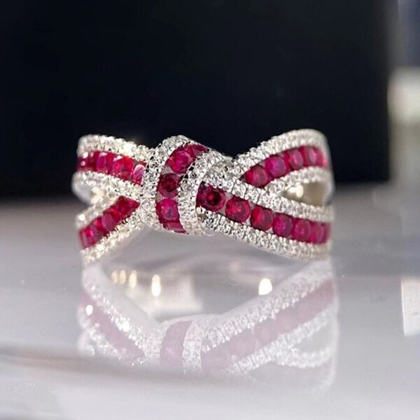Ruby Wedding Ring - Etsy