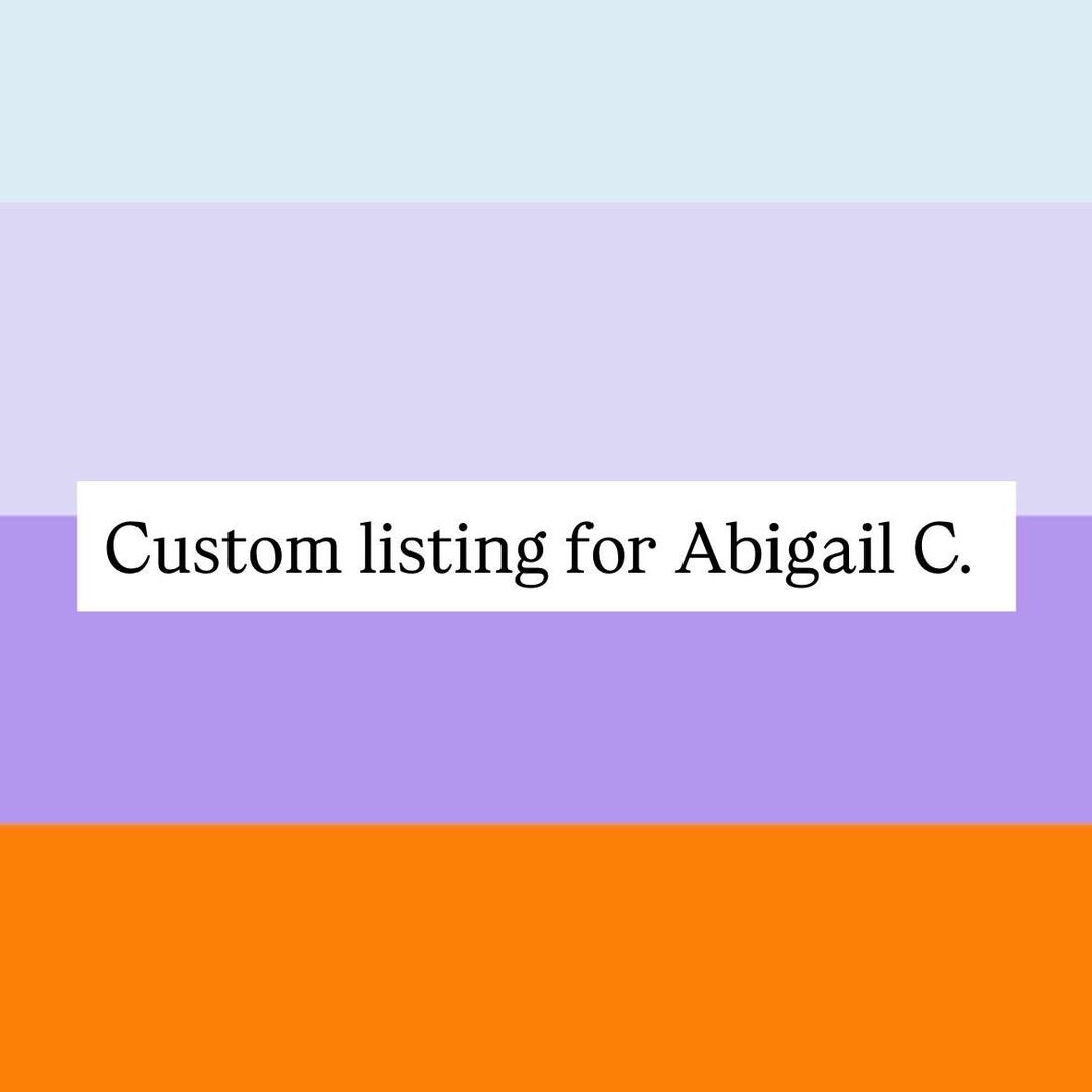 Custom Birthday Banner for Abigail C. - Etsy
