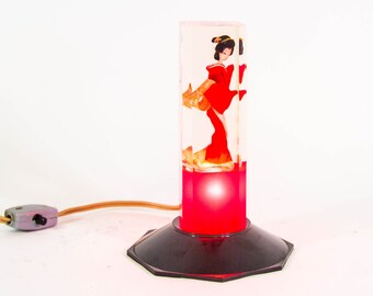 Geisha Shadow Lamp - Etsy