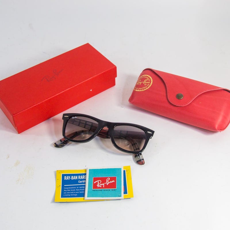 Wayfarer schwarz rb - Etsy.de