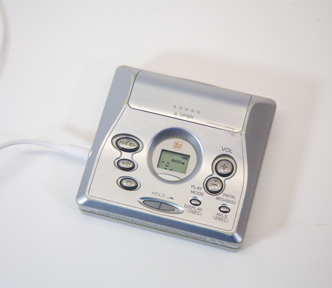 Sony Minidisc Player | Model MZ-E300 | Headphones | Vintage 90's - Etsy