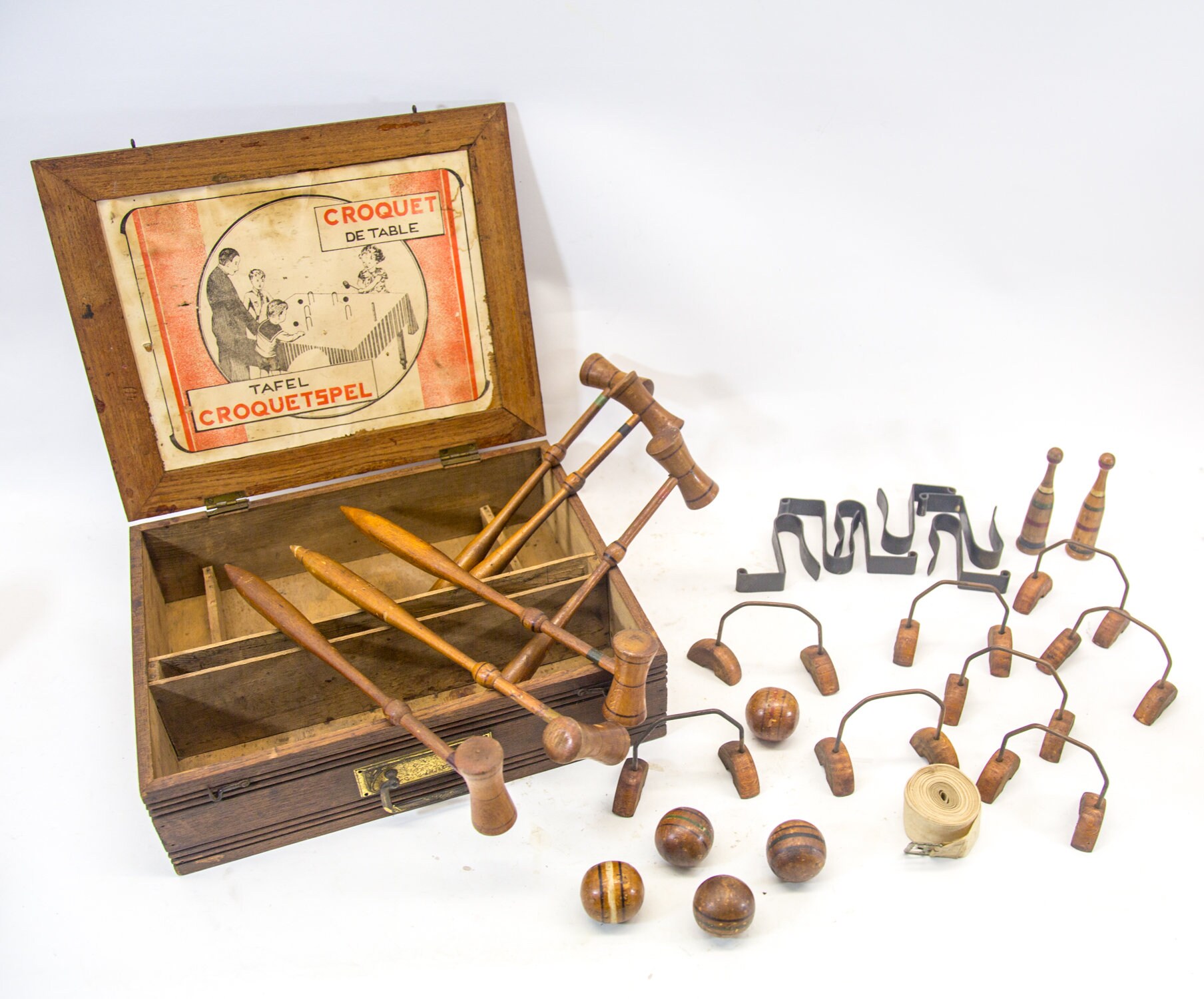 Antique Croquet Set | Original Box | Table Set | Early 19th Century - Etsy