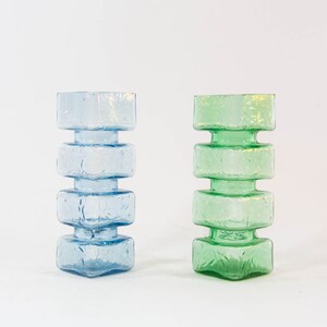 Set of 2 Pala Vases | Riihimaki Glass Finland | Helena Tynell Design ...