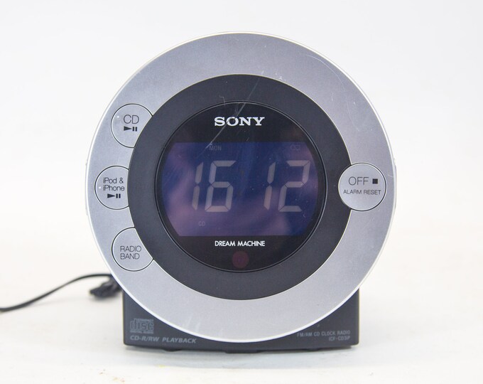 Sony Dream Machine | Digital Alarm Clock | CD Player and Ipod Dock ...