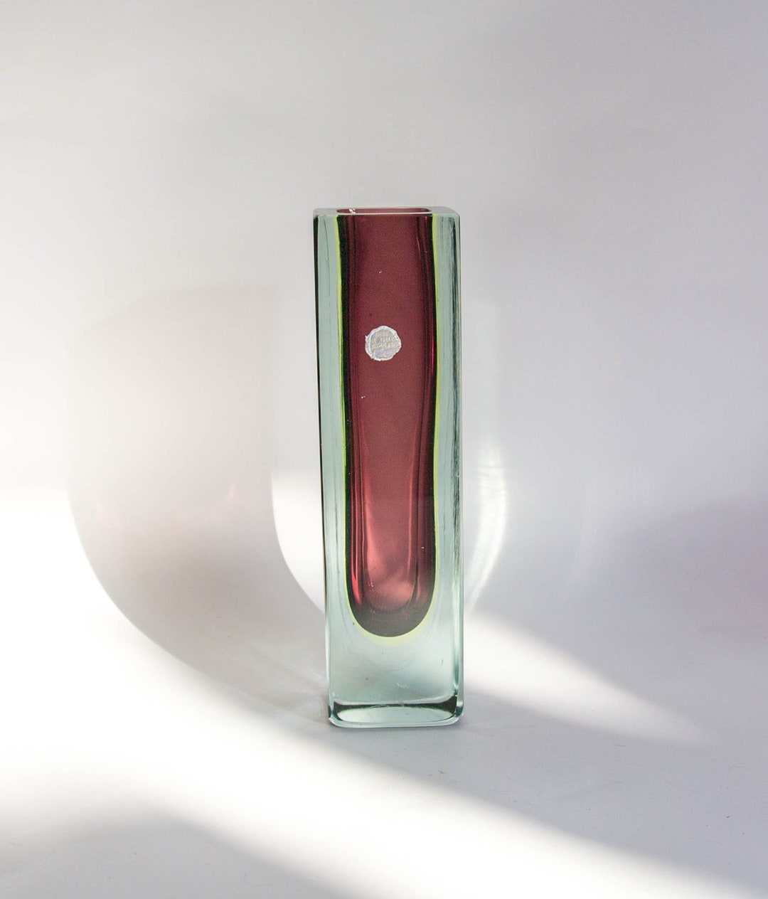 Murano Sommerso Vase Uranium Glass Purple and Green Vintage 60's - Etsy