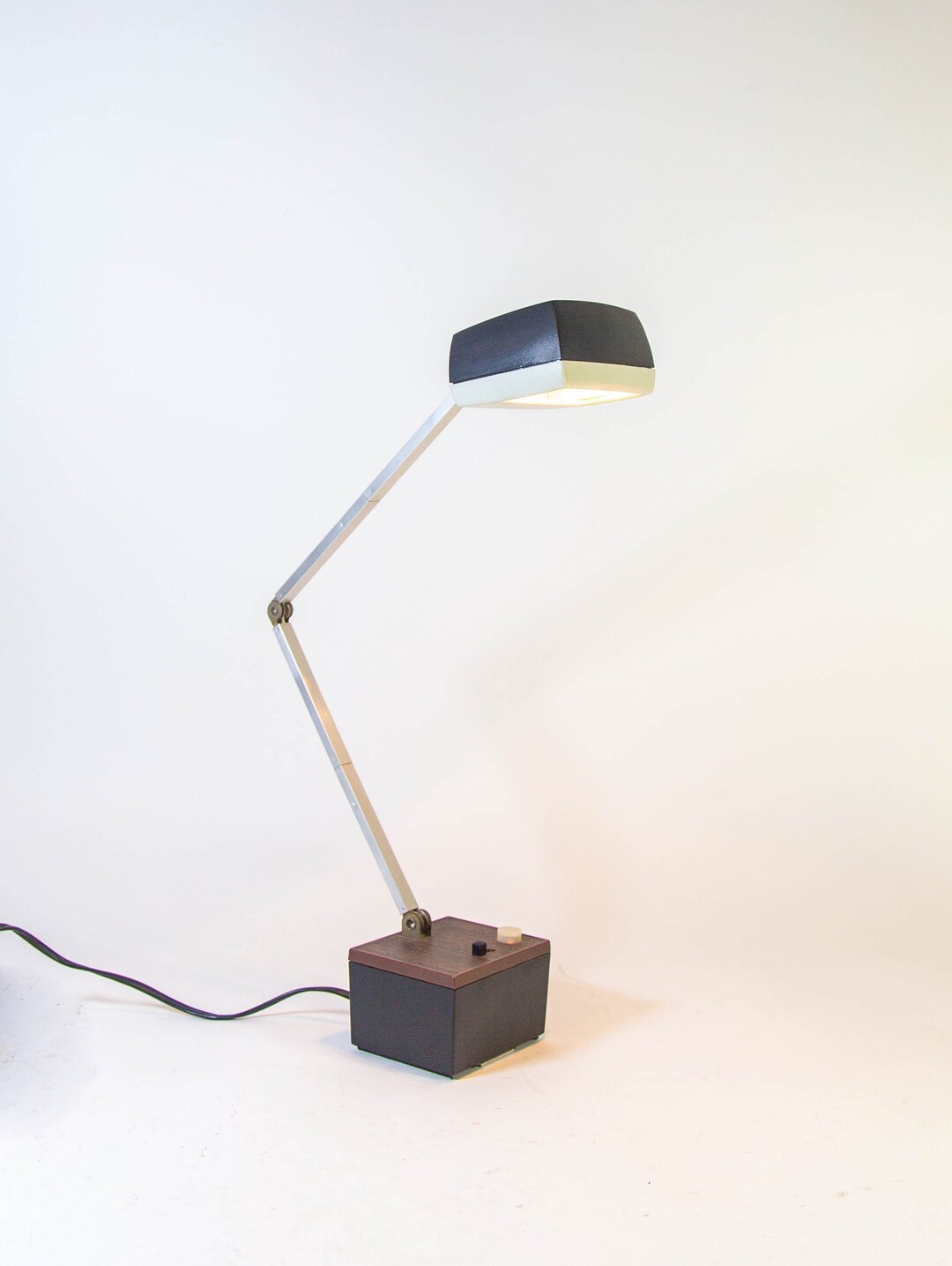 Nanbu President | Folding Telescope Lamp | Double Bulbs | Midcentury ...