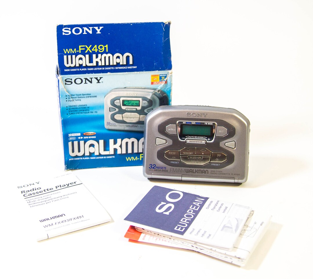 Sony Walkman | Model WM-FX491 | FM Radio and Auto Reverse | Original ...