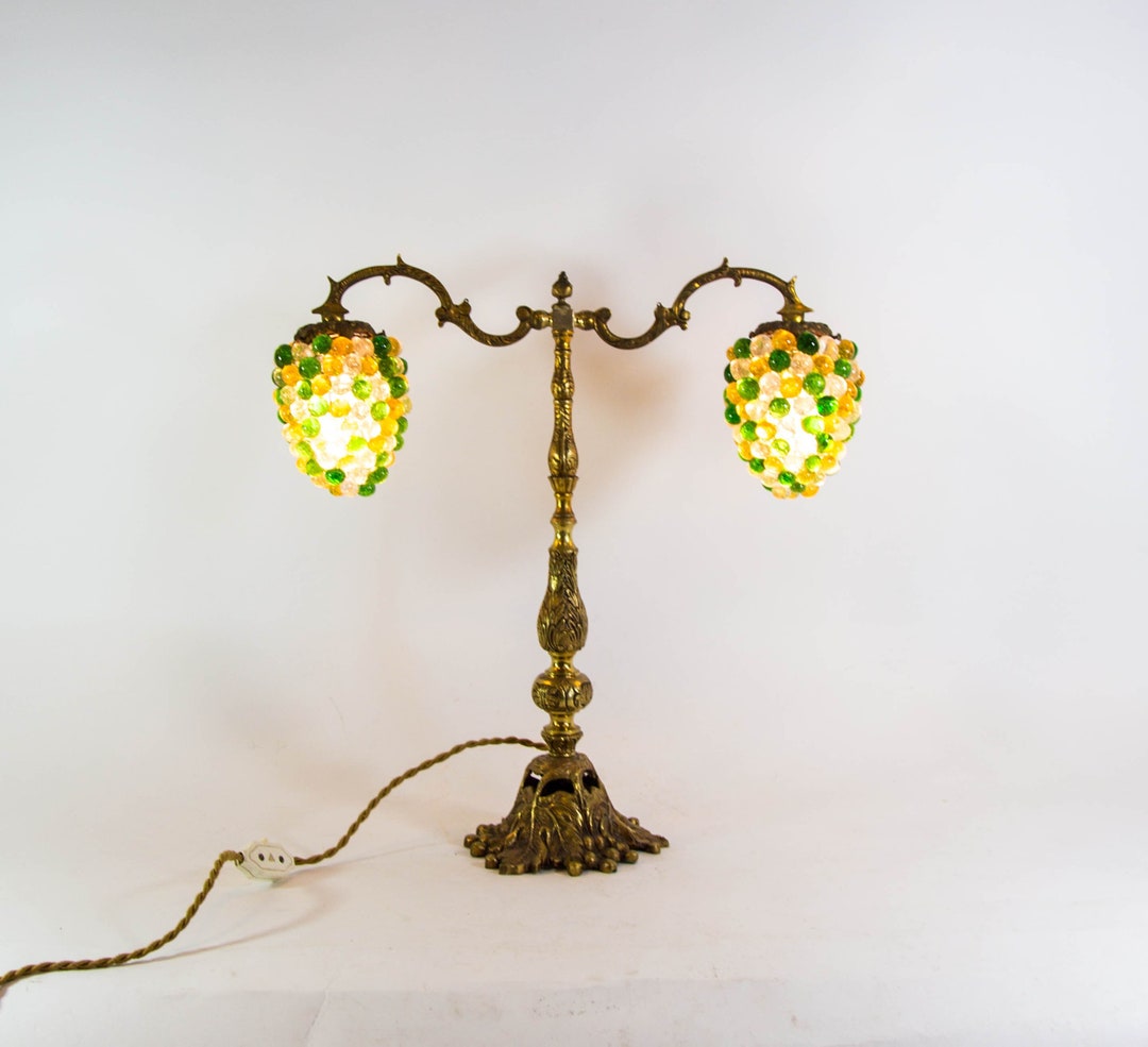 Midcentury Murano Grape Lamp | Hollywood Regency | Vintage 50's - Etsy