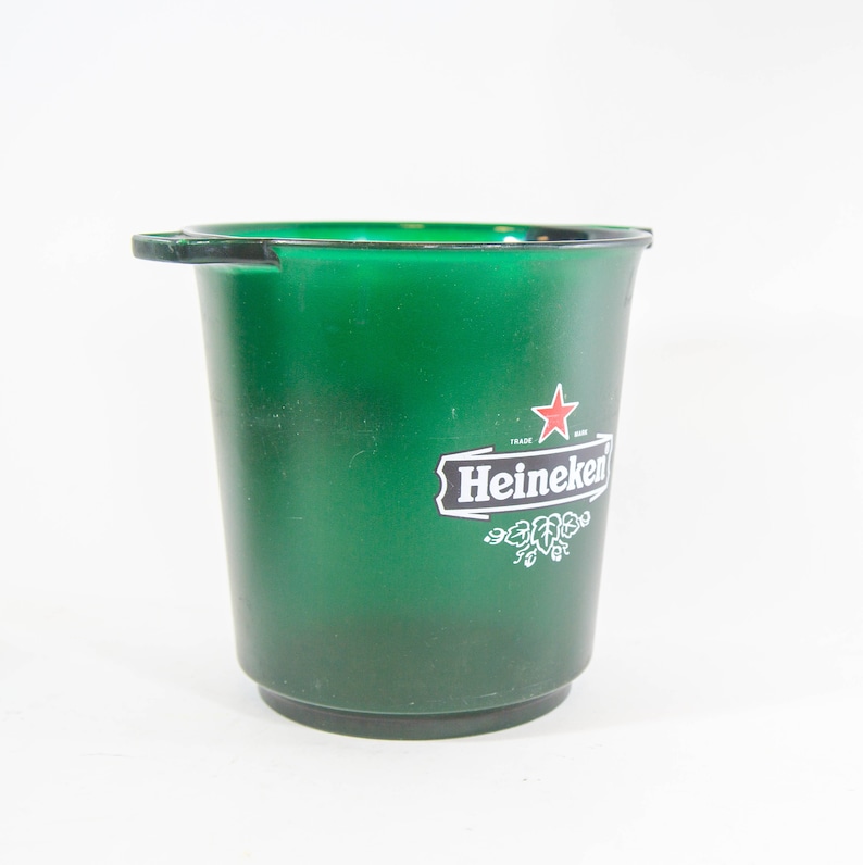 Heineken Beer Cooler Green Transparent Acrylic Vintage | Etsy