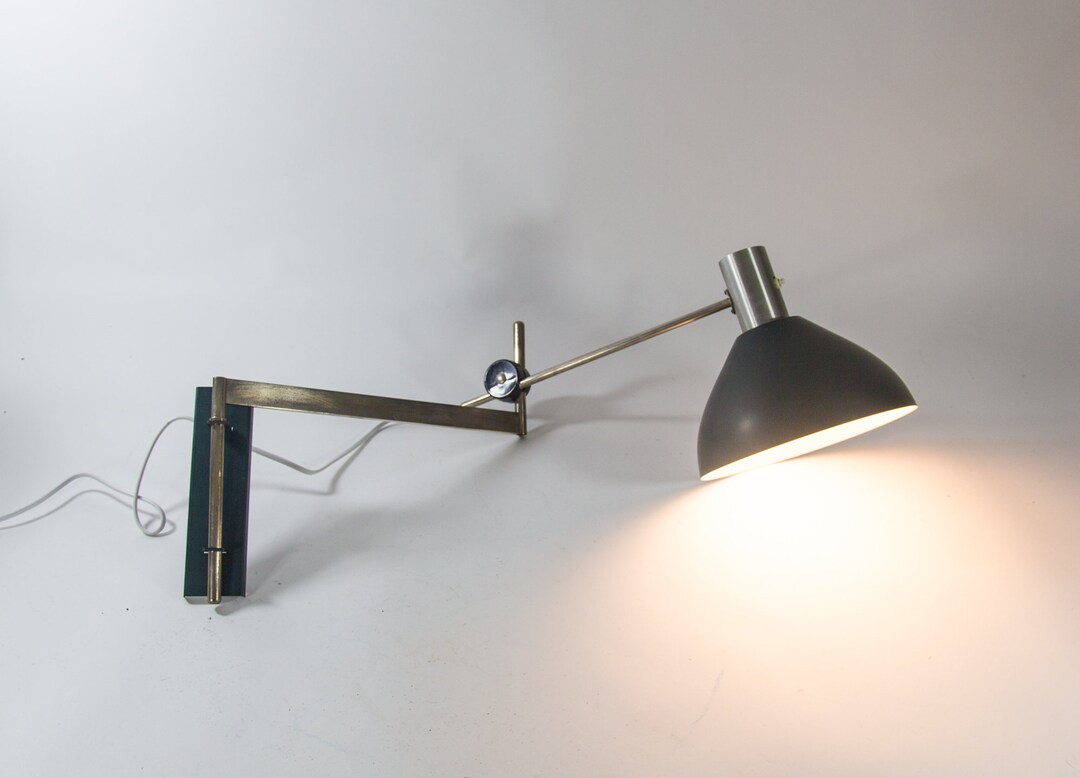 Midcentury Elbow Wall Lamp | Adjustable Arms | Herda | Vintage 60's - Etsy