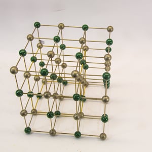 Antique Molecular Model Metal Wire Structure Czech Design Vintage 50's ...