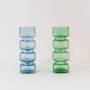 Set of 2 Pala Vases | Riihimaki Glass Finland | Helena Tynell Design ...