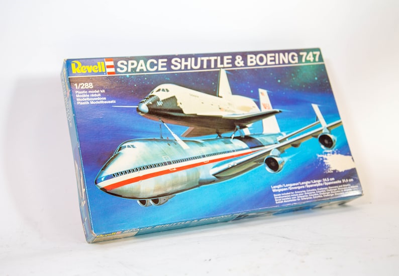Vintage Revell Model Kit Boeing 747 With Space Shuttle - Etsy
