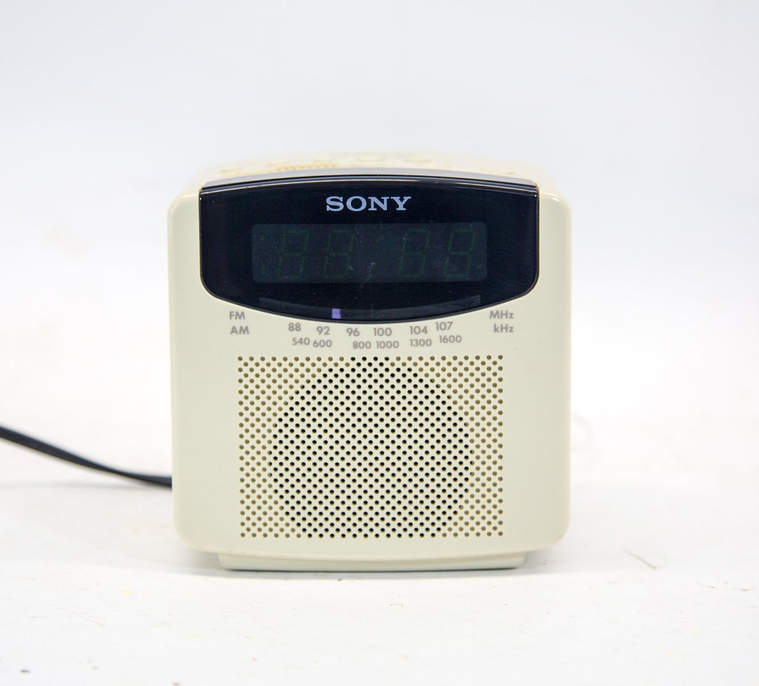 Sony Digicube | Digital Alarm Clock | Model ICF-C102| AM FM Radio ...