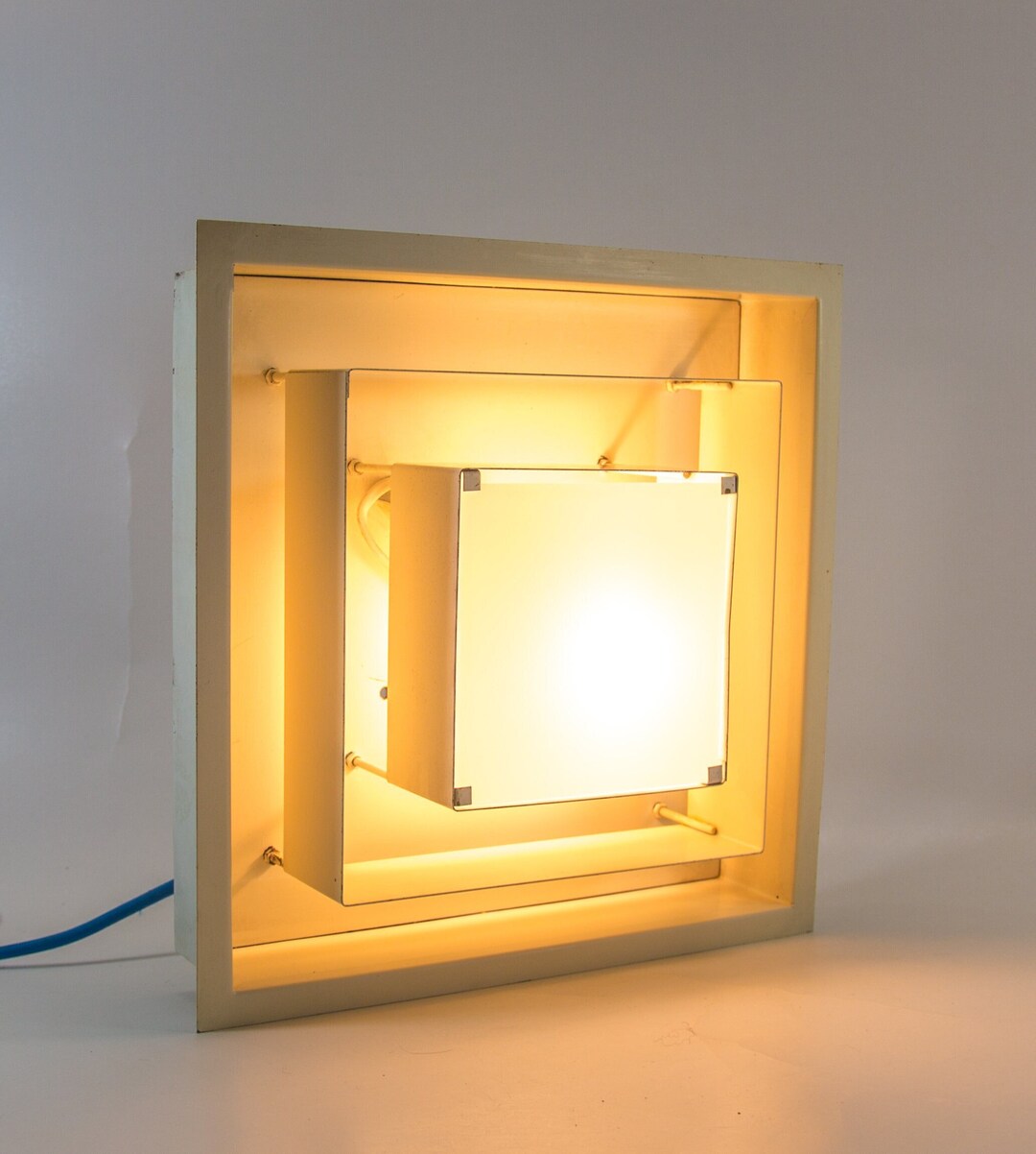 Postmodern Ceiling Lamp | Hit Ziggurat | Model C9 | Flush Mounted ...