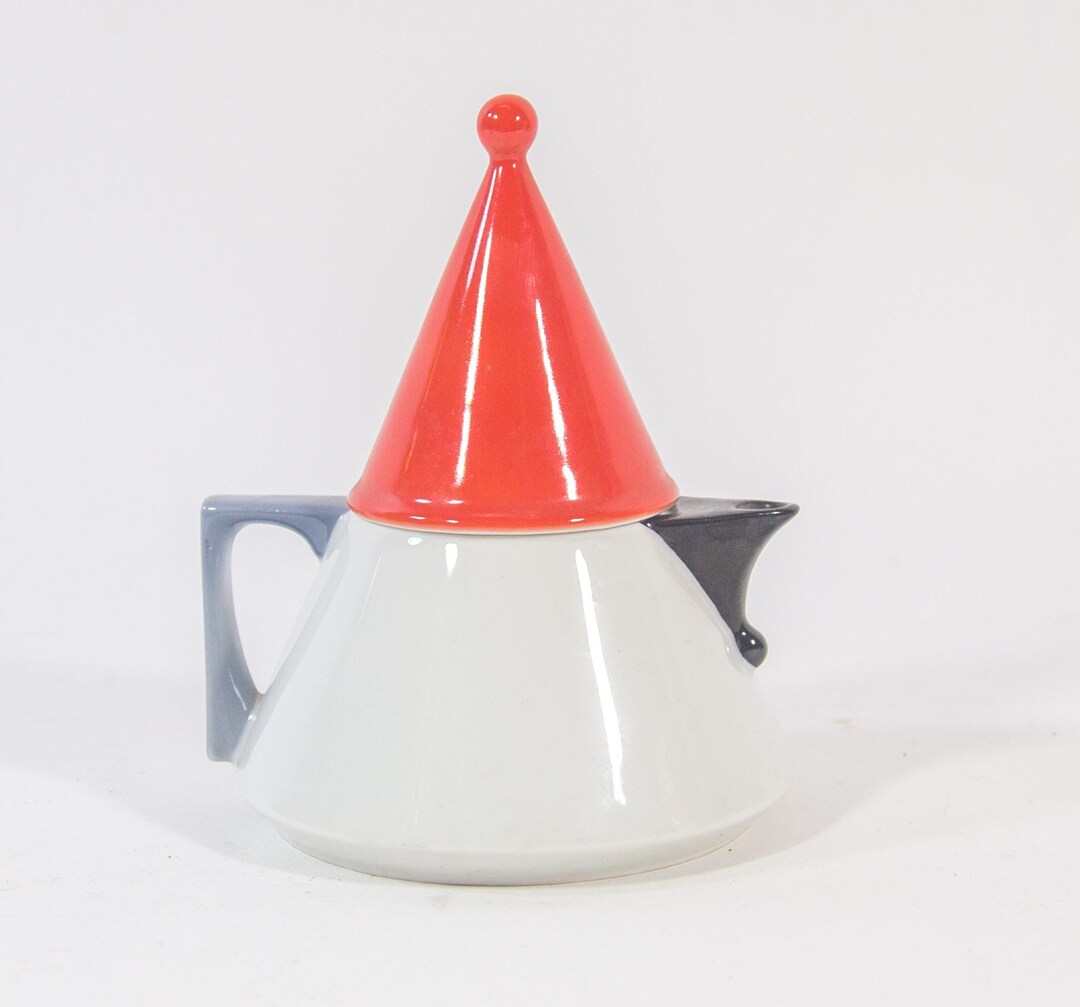 Tea for One Teapot | Memphis Style | Bavaria Ceramics | J. Kronester ...
