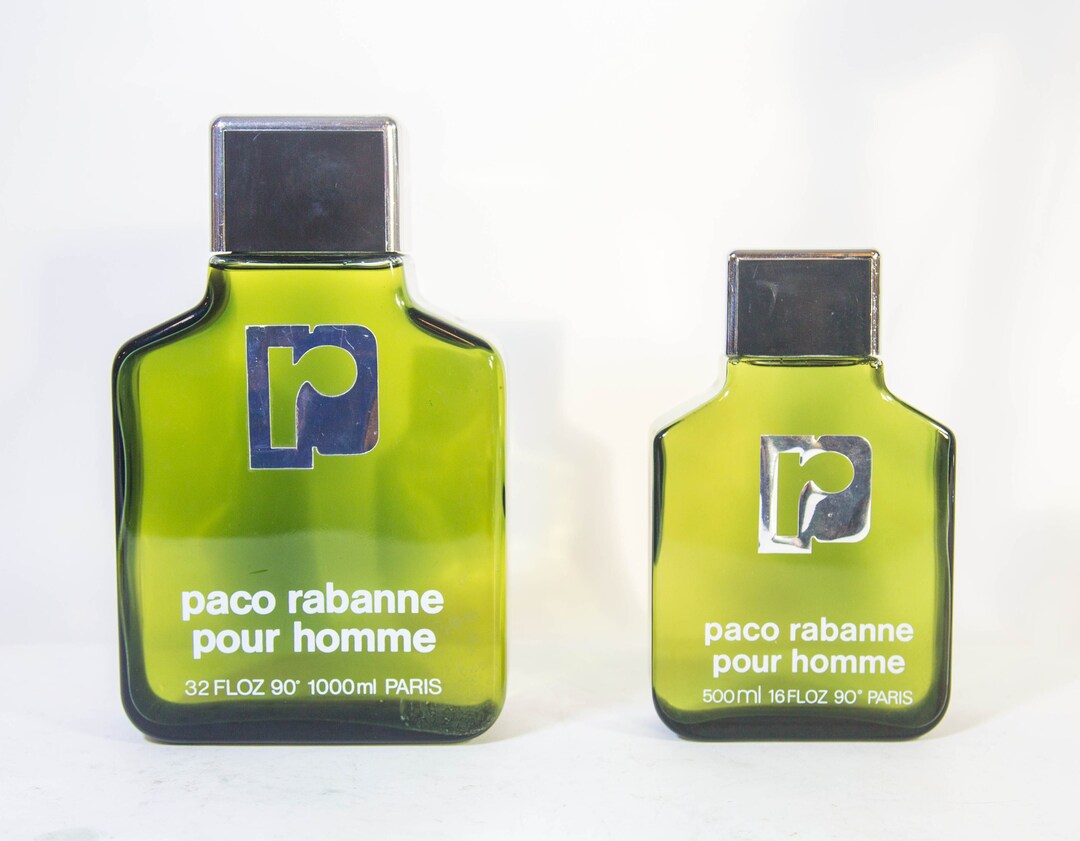Paco Rabanne Factice Bottles 2 Sizes 1000 Ml and 500 Ml Vintage 80's - Etsy