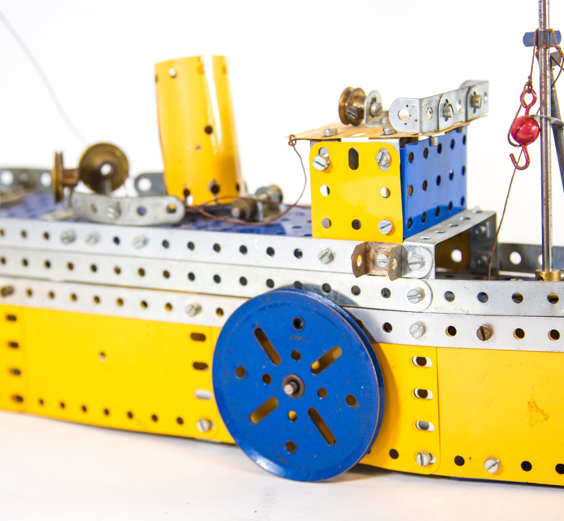 Vintage Meccano Ship Model 1960 1980 - Etsy