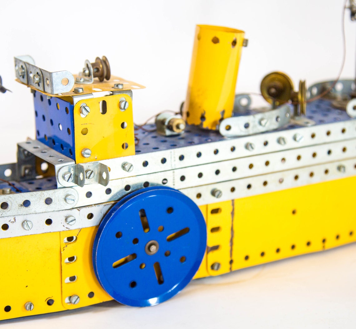 Vintage Meccano Ship Model 1960 1980 - Etsy
