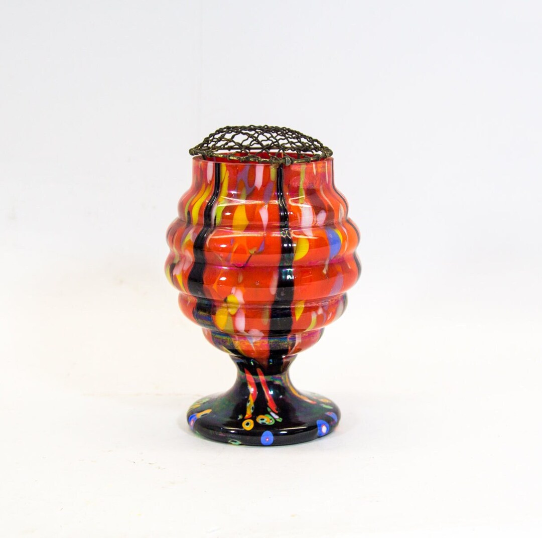 Antique Pique Fleur | Art Deco Glass | Franz Welz Attr | Vintage 20's ...