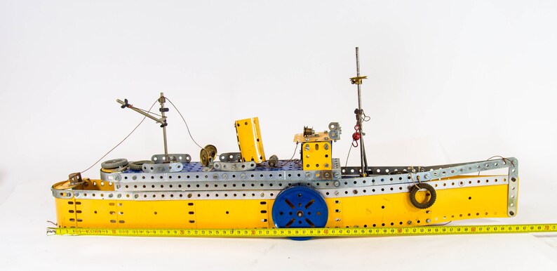 Vintage Meccano Ship Model 1960 1980 - Etsy